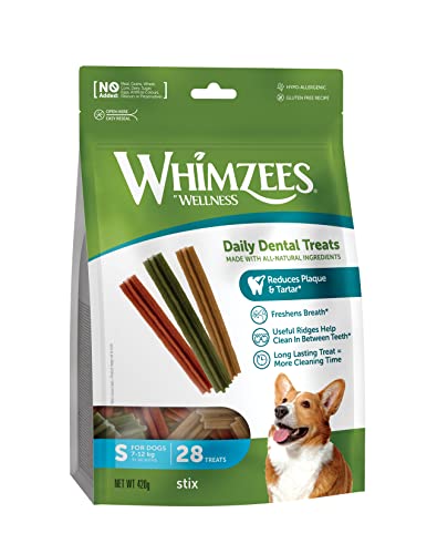 WHIMZEES By Wellness Stix, Natural and Grain-Free Dog Chews, Dog Dental ...